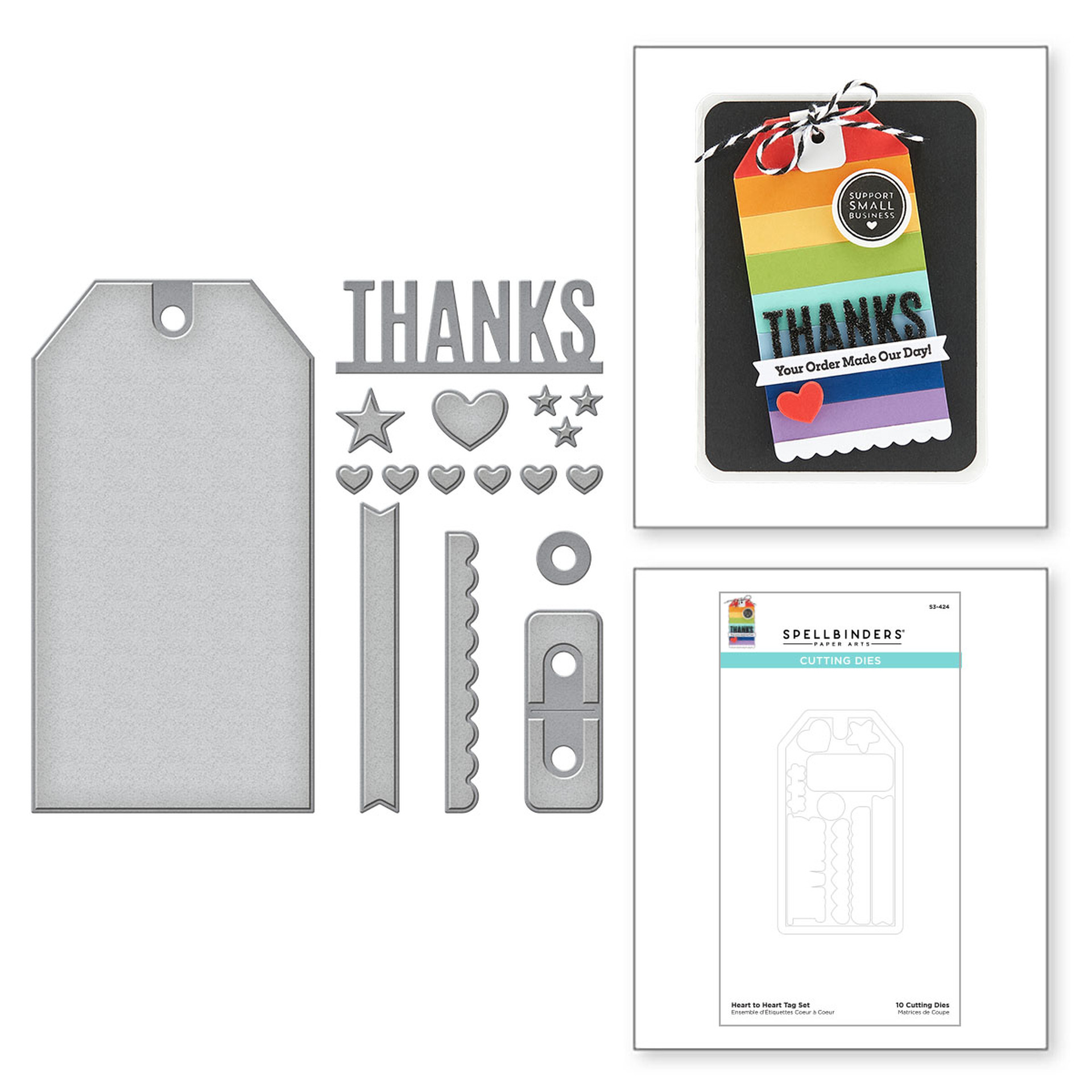 Heart To Heart Tag Die Set – Crafters Emporio